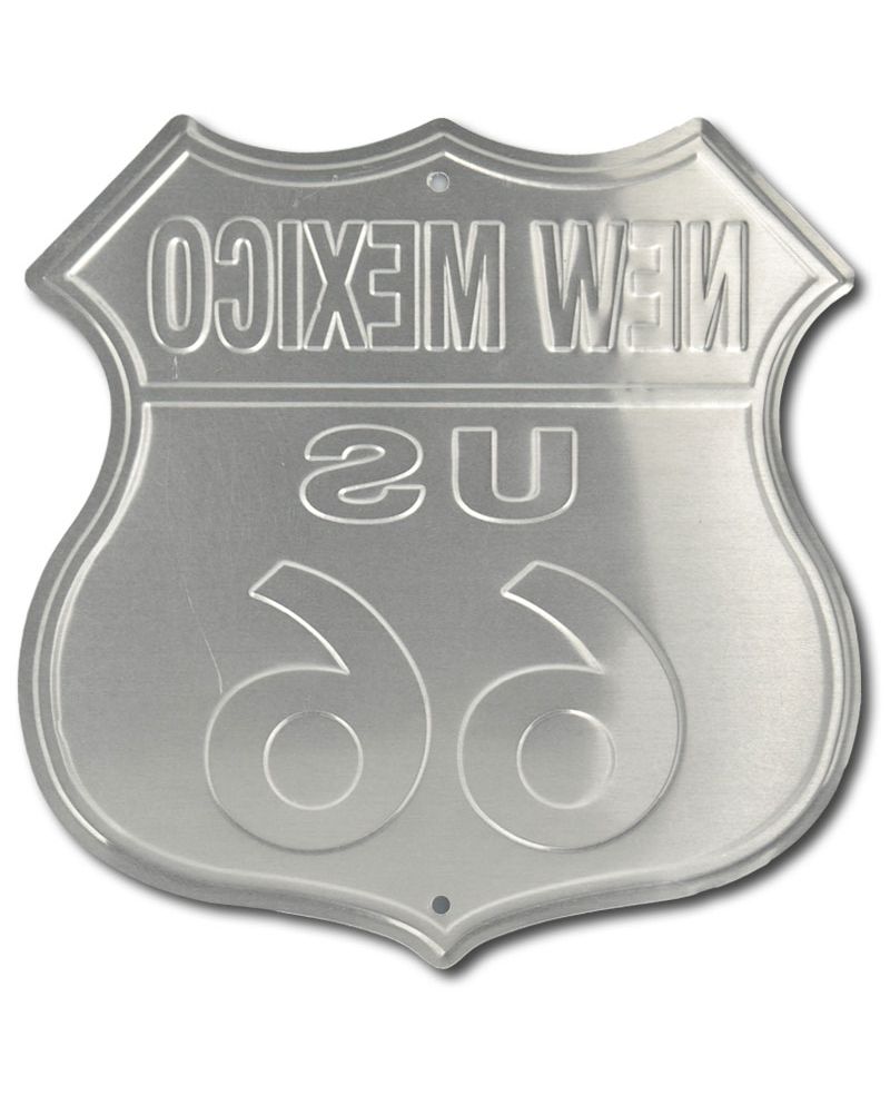 Tablica metalowa Route 66 New Mexico Shield 30 cm x 30 cm
